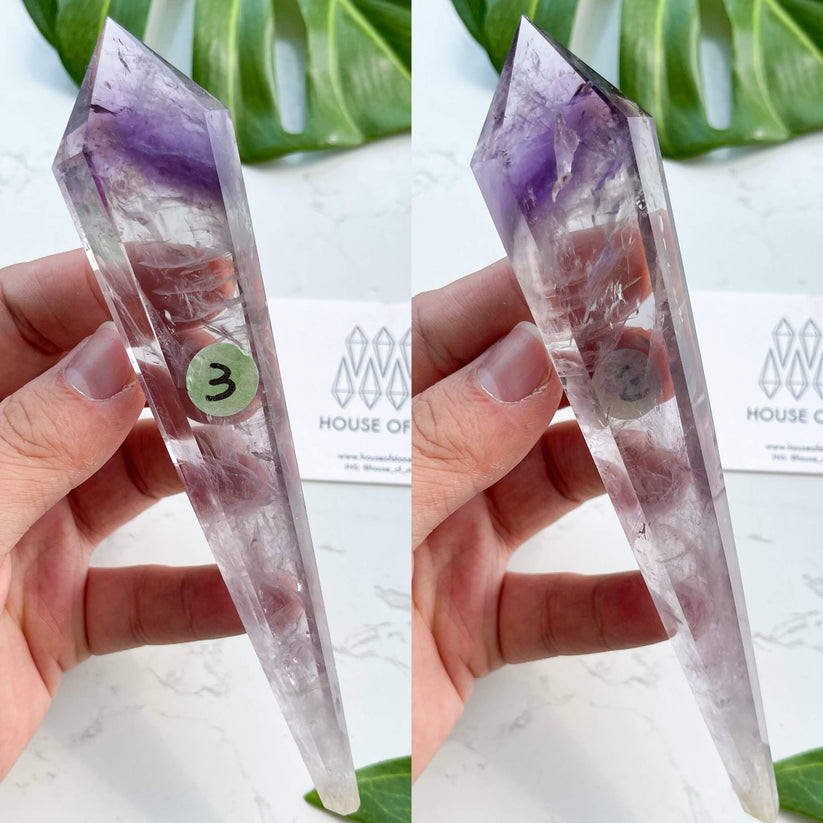Small Amethyst Wand/Amethyst Point Wand/Amethyst Crystal Wand Point ...