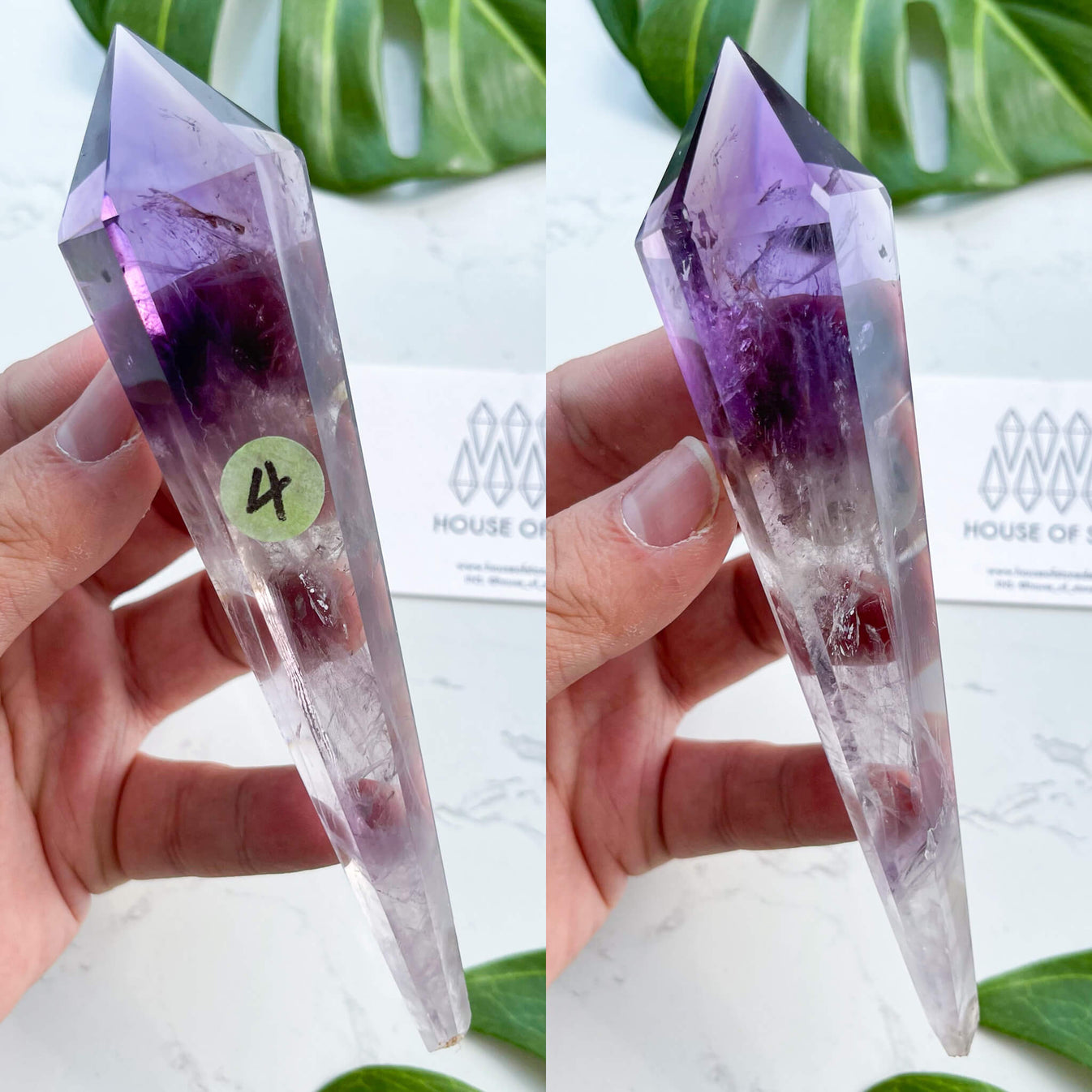 Small Amethyst Wand/Amethyst Point Wand/Amethyst Crystal Wand Point ...