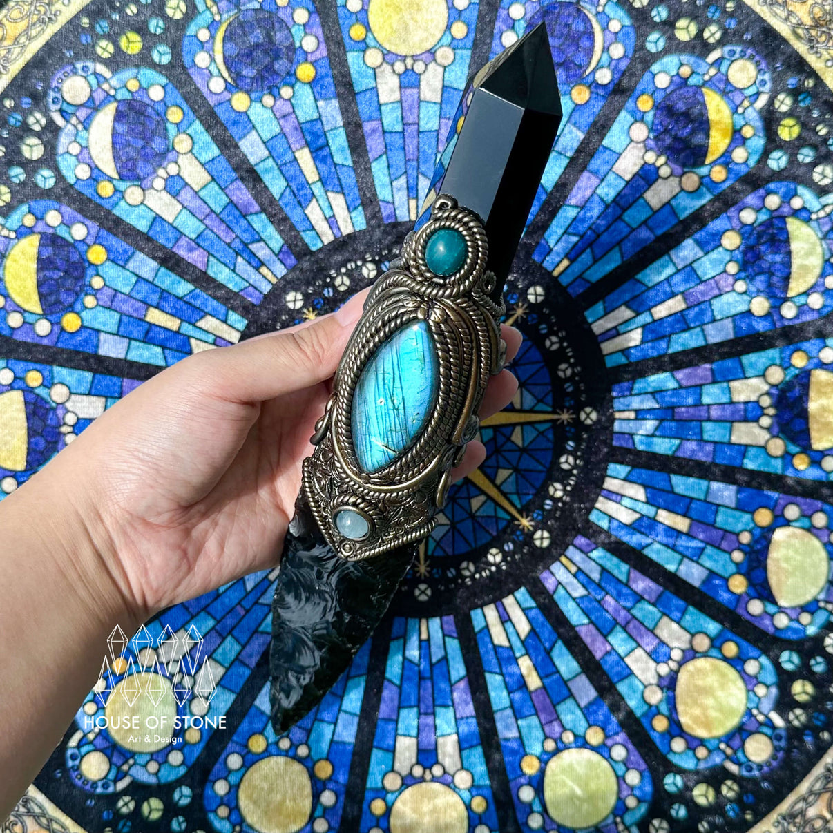 Natural Handmade Crystal Quartz Witch Knife/Magic Crystal Arrowhead/Cr ...