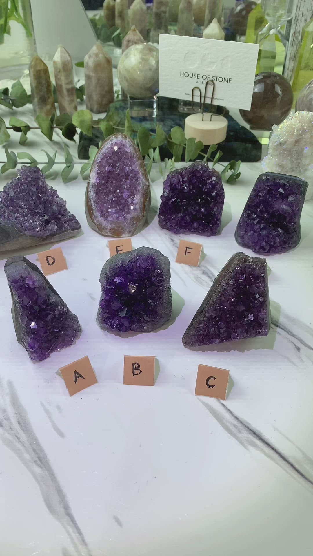 Cluster/Geode Collection – House of stone