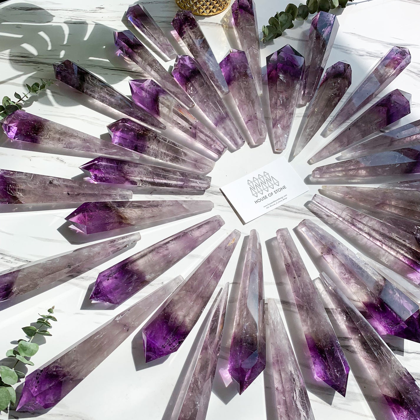 Small Amethyst Wand/Amethyst Point Wand/Amethyst Crystal Wand Point/Am ...