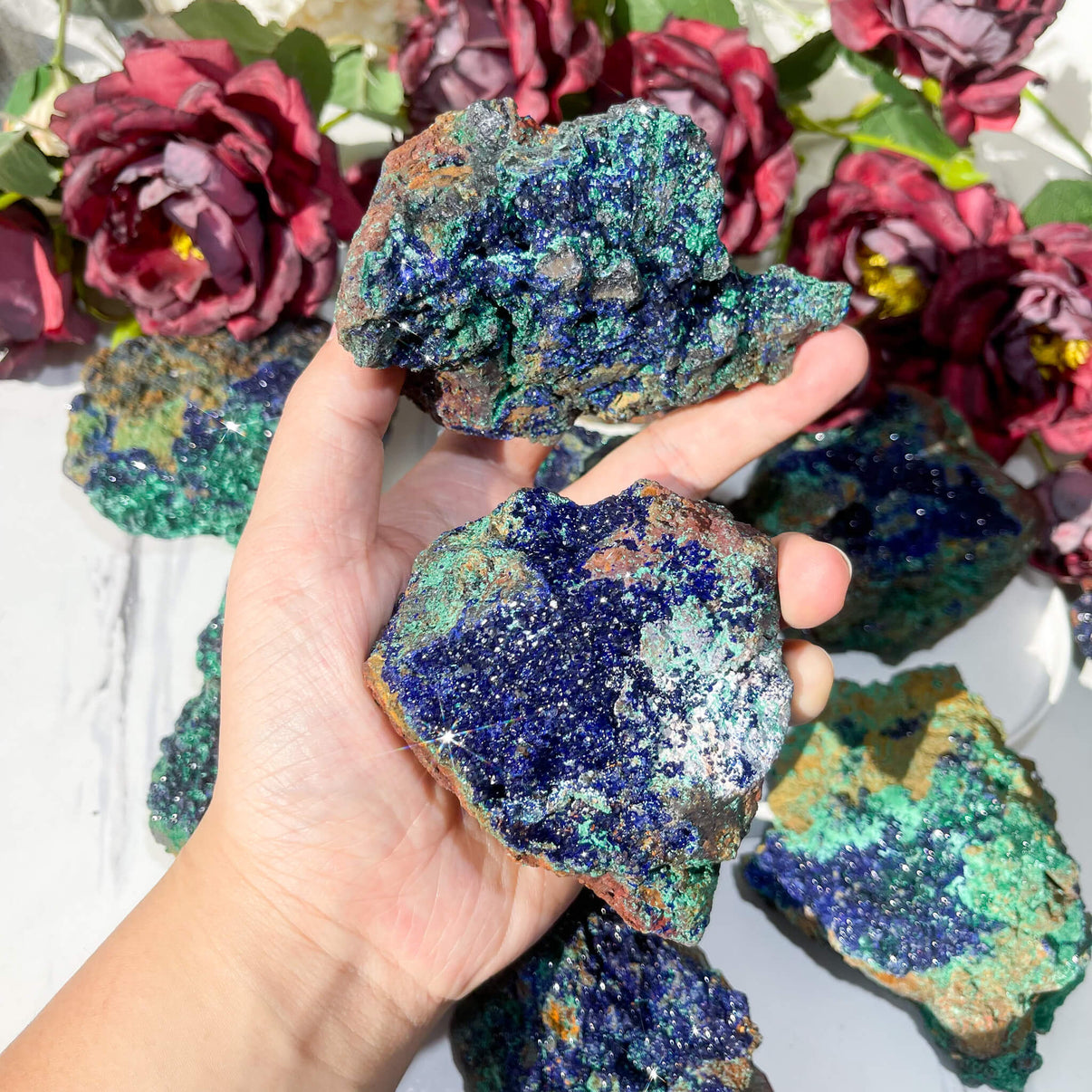 Natural Azurite & Malachite/Mineral Specimen/Natural High Quality Azur ...