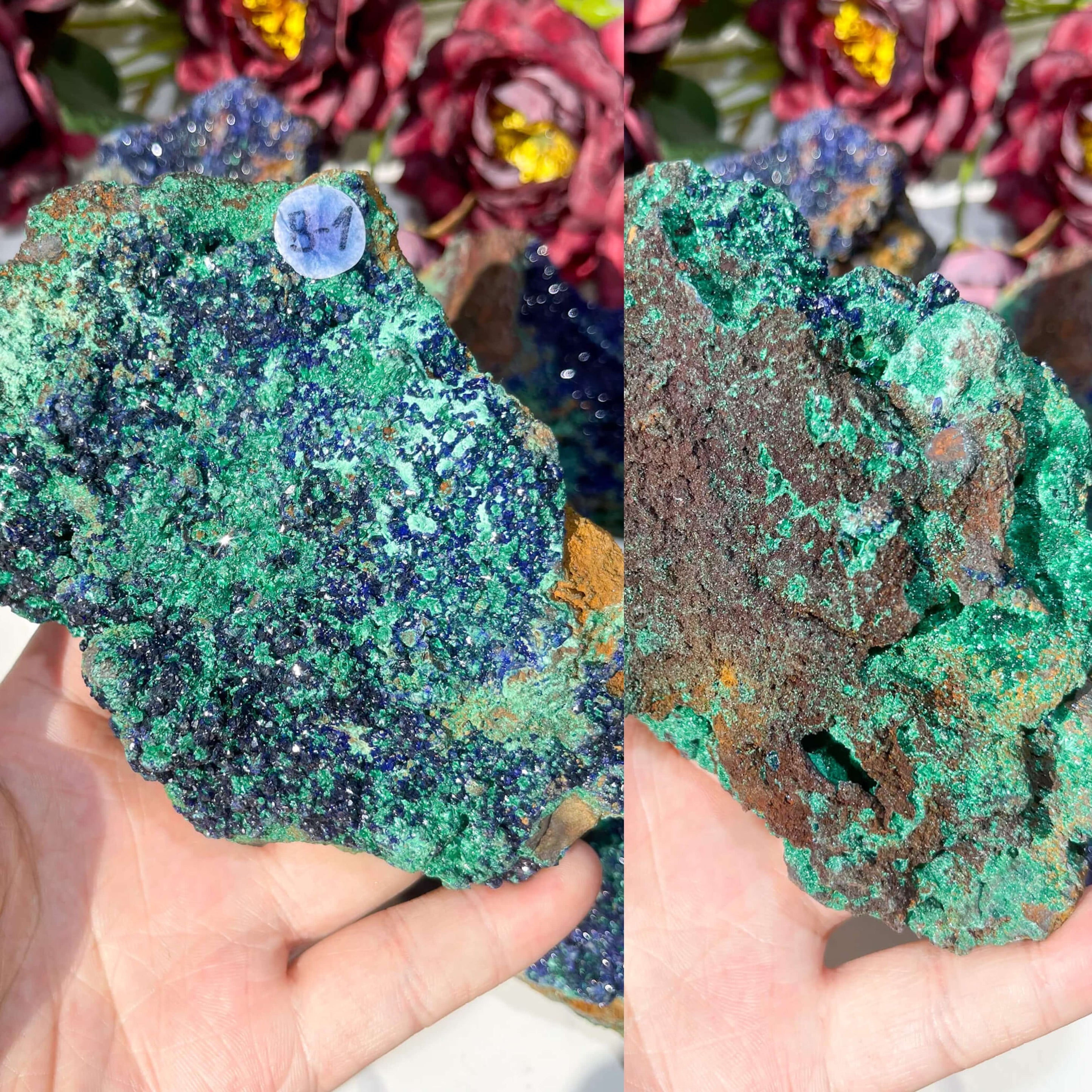 Natural Azurite & Malachite/Mineral Specimen/Natural High Quality Azur ...