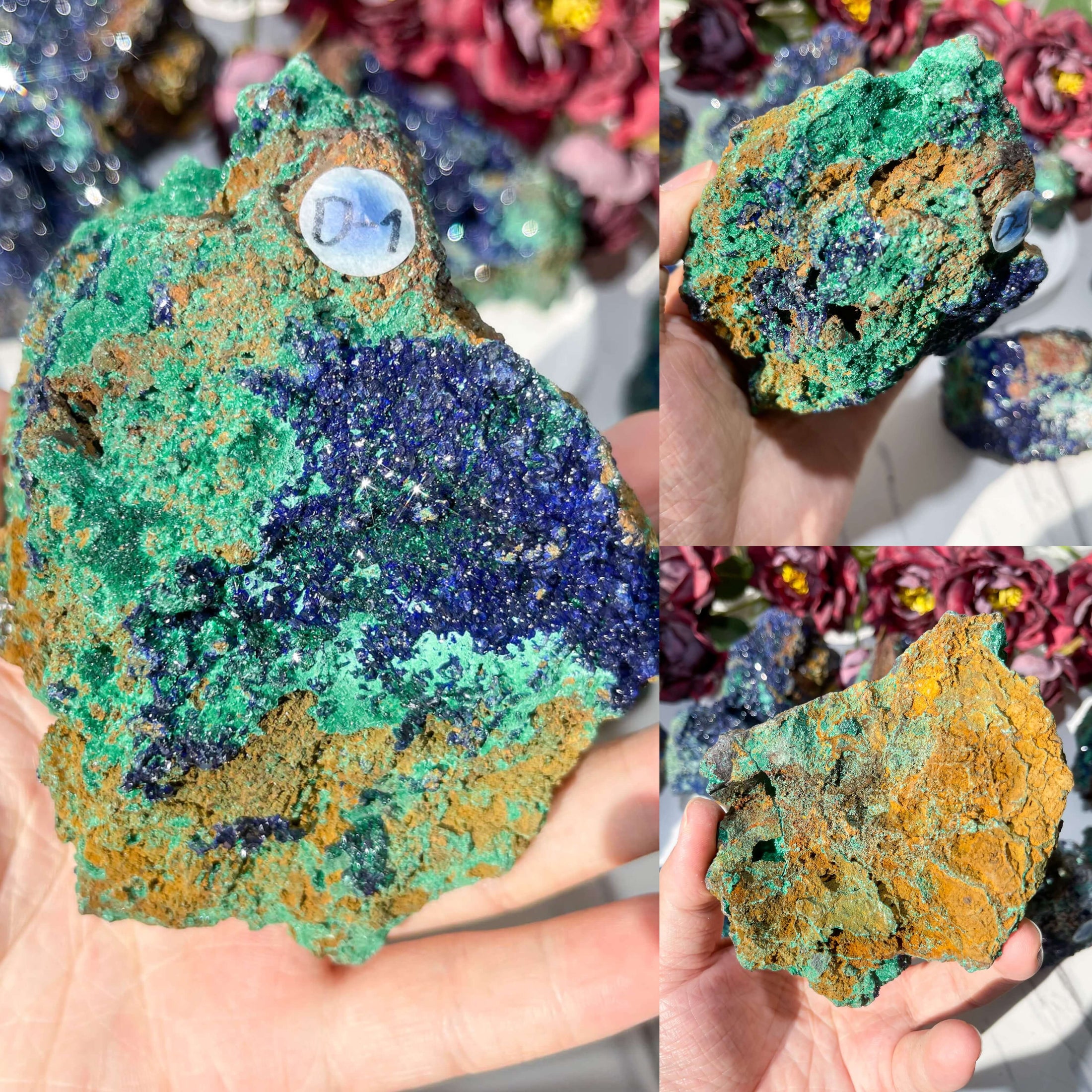Natural Azurite & Malachite/Mineral Specimen/Natural High Quality Azur ...