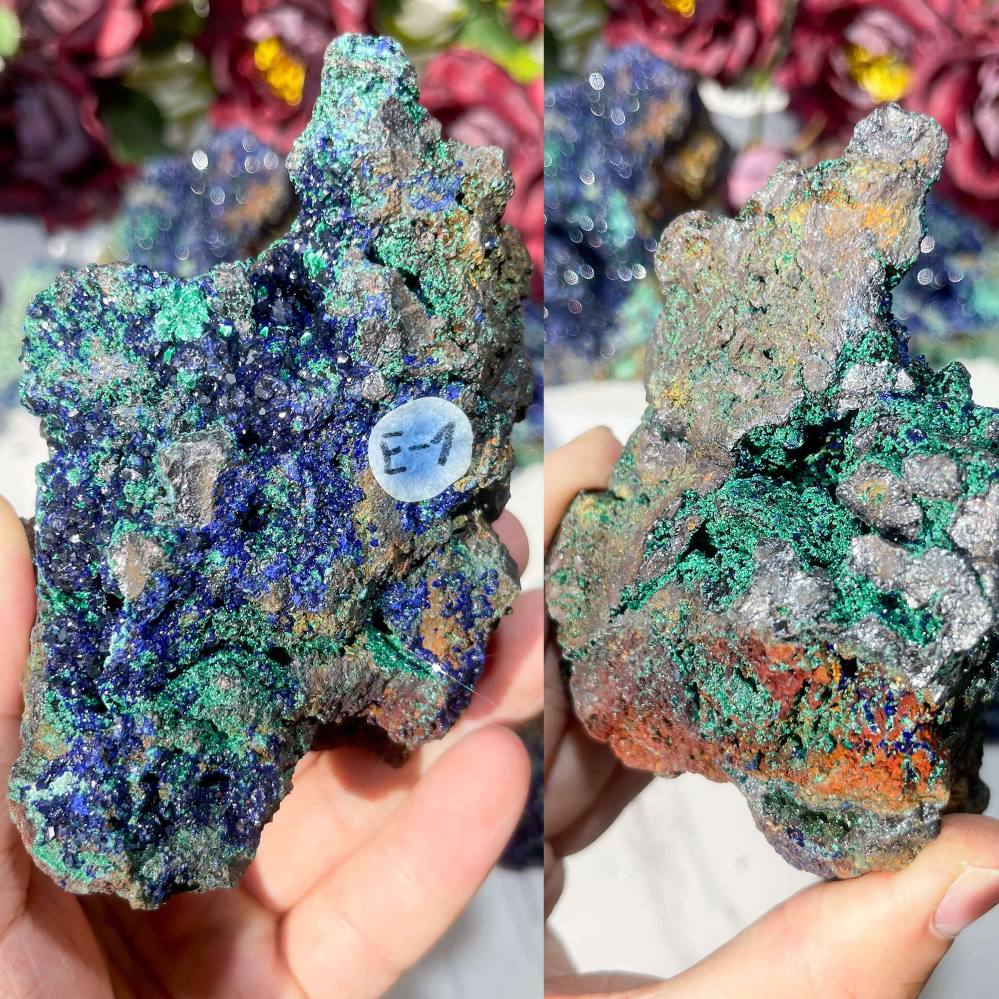 Natural Azurite & Malachite/Mineral Specimen/Natural High Quality Azur ...