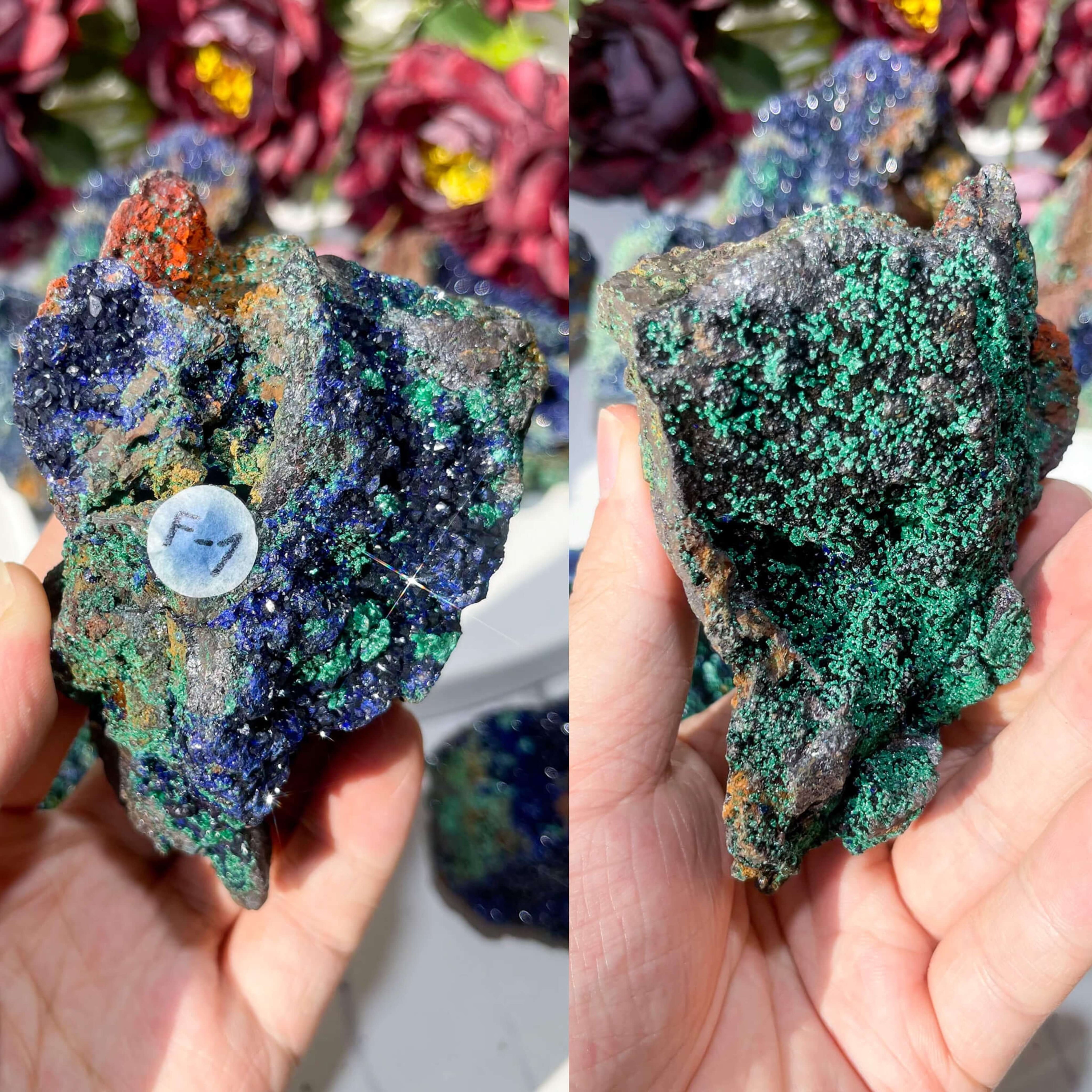Natural Azurite & Malachite/Mineral Specimen/Natural High Quality Azur ...