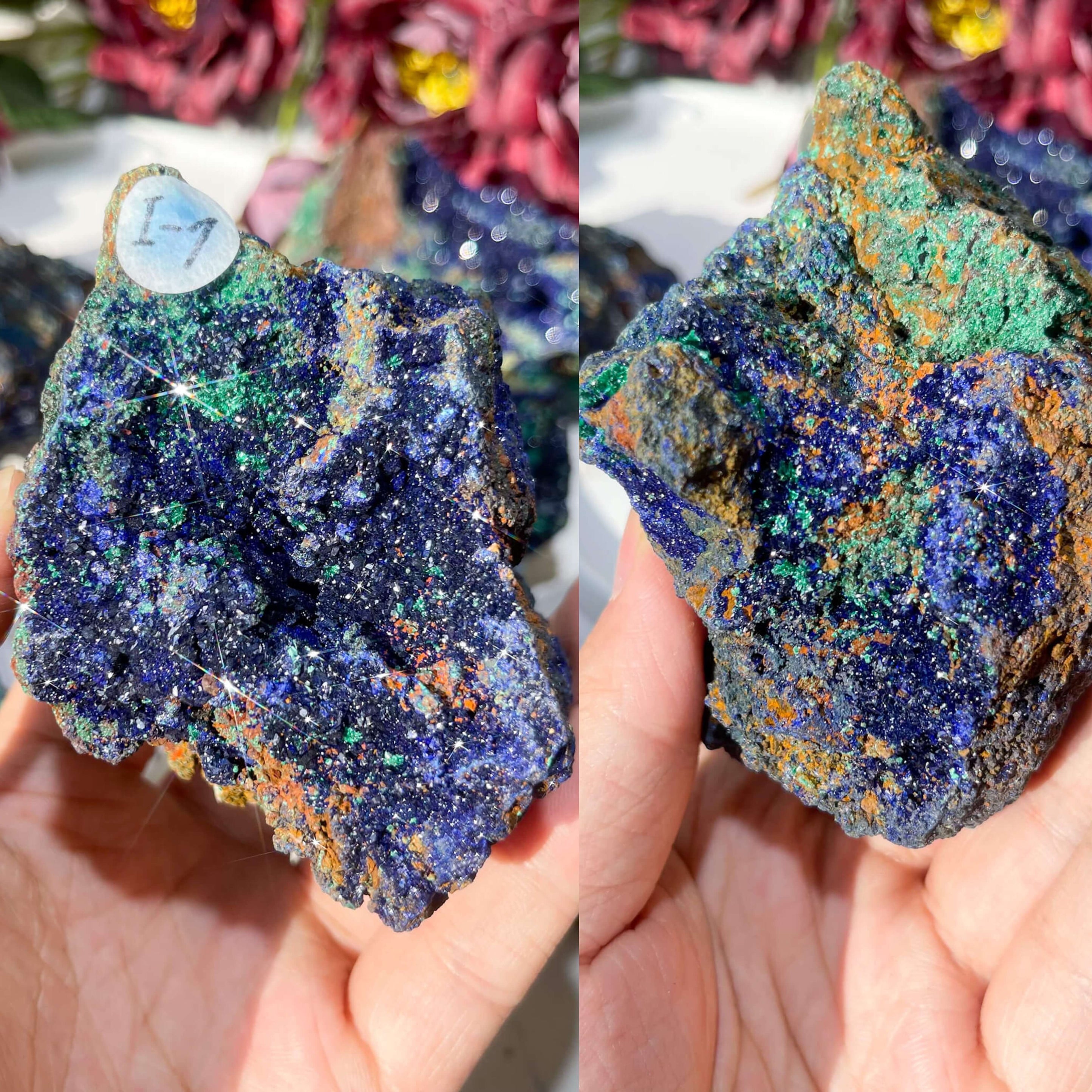 Natural Azurite & Malachite/Mineral Specimen/Natural High Quality Azur ...